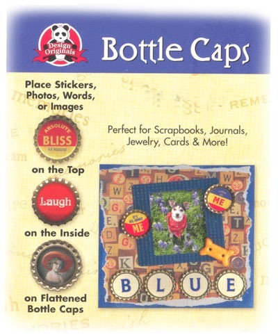 Design Originals - 26m Bottle Cap Stickers - Vintage Children - UK ...